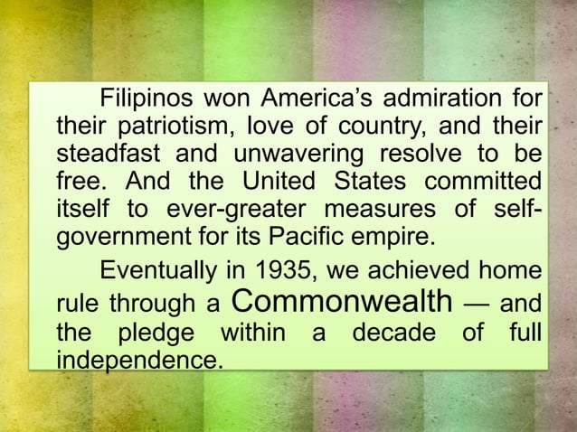 Philippine-USA Relation | PPTX