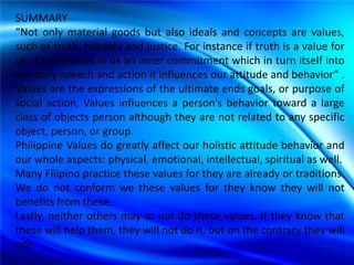 Philippine values | PPT