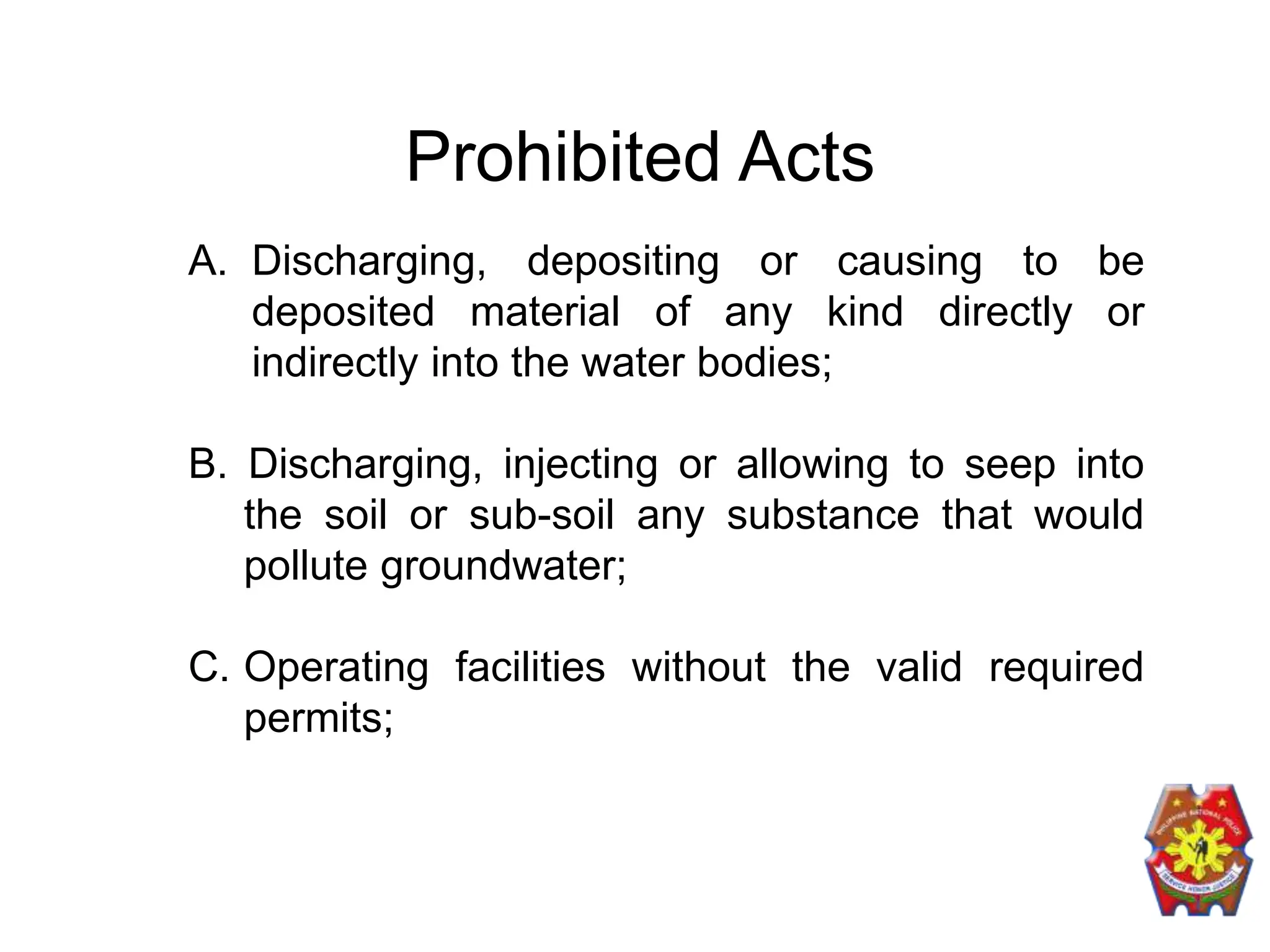 Philippine Water Act Power point Presentation | PPTX