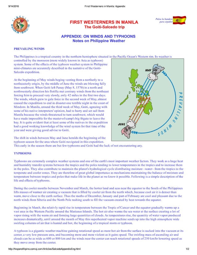 Philippine winds | PDF