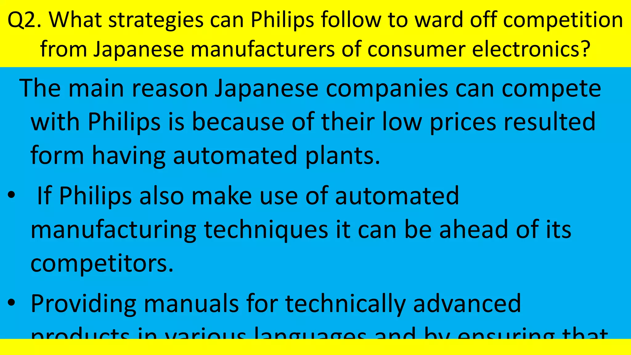 Philips Case Study | PPTX