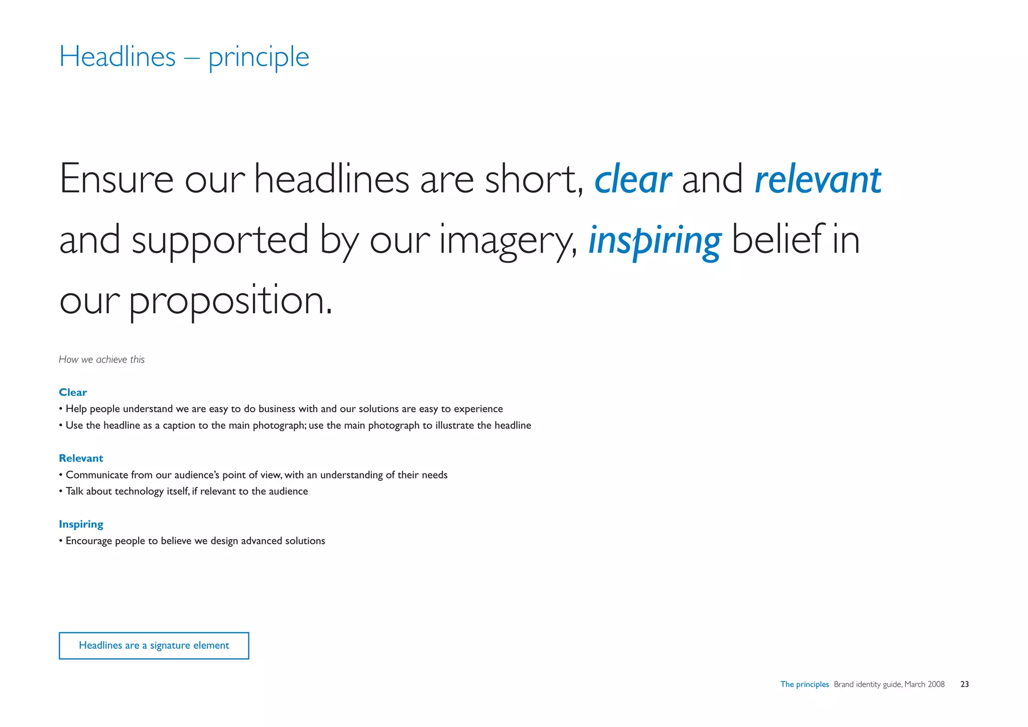 PHILIPS (Brand Identity Guide. v. 03/2008) | PDF