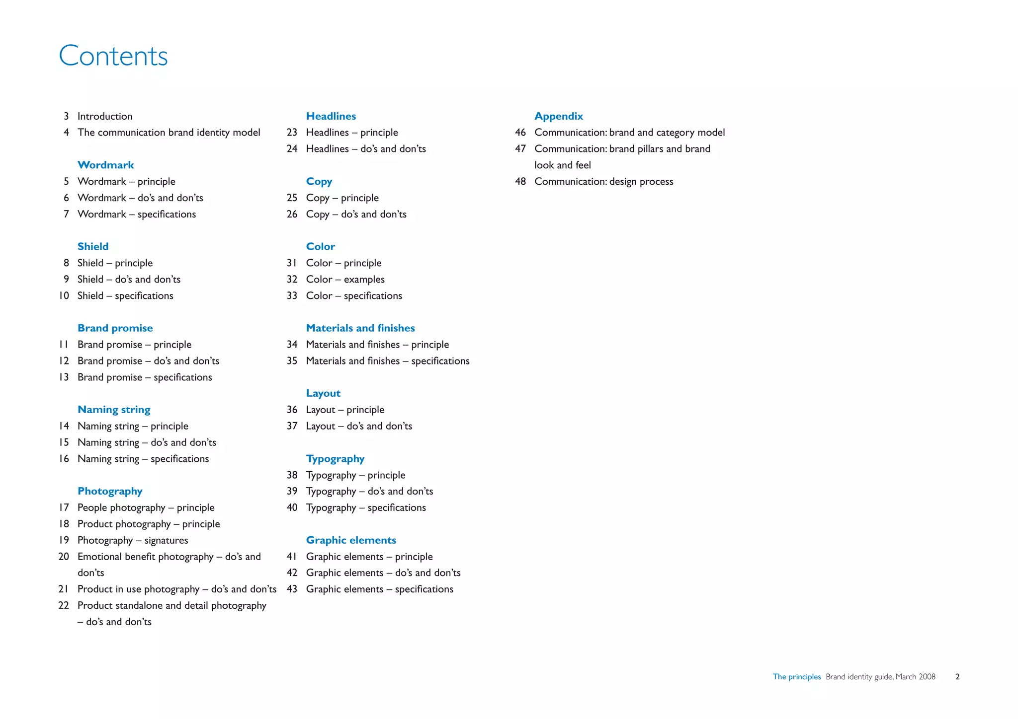 PHILIPS (Brand Identity Guide. v. 03/2008) | PDF