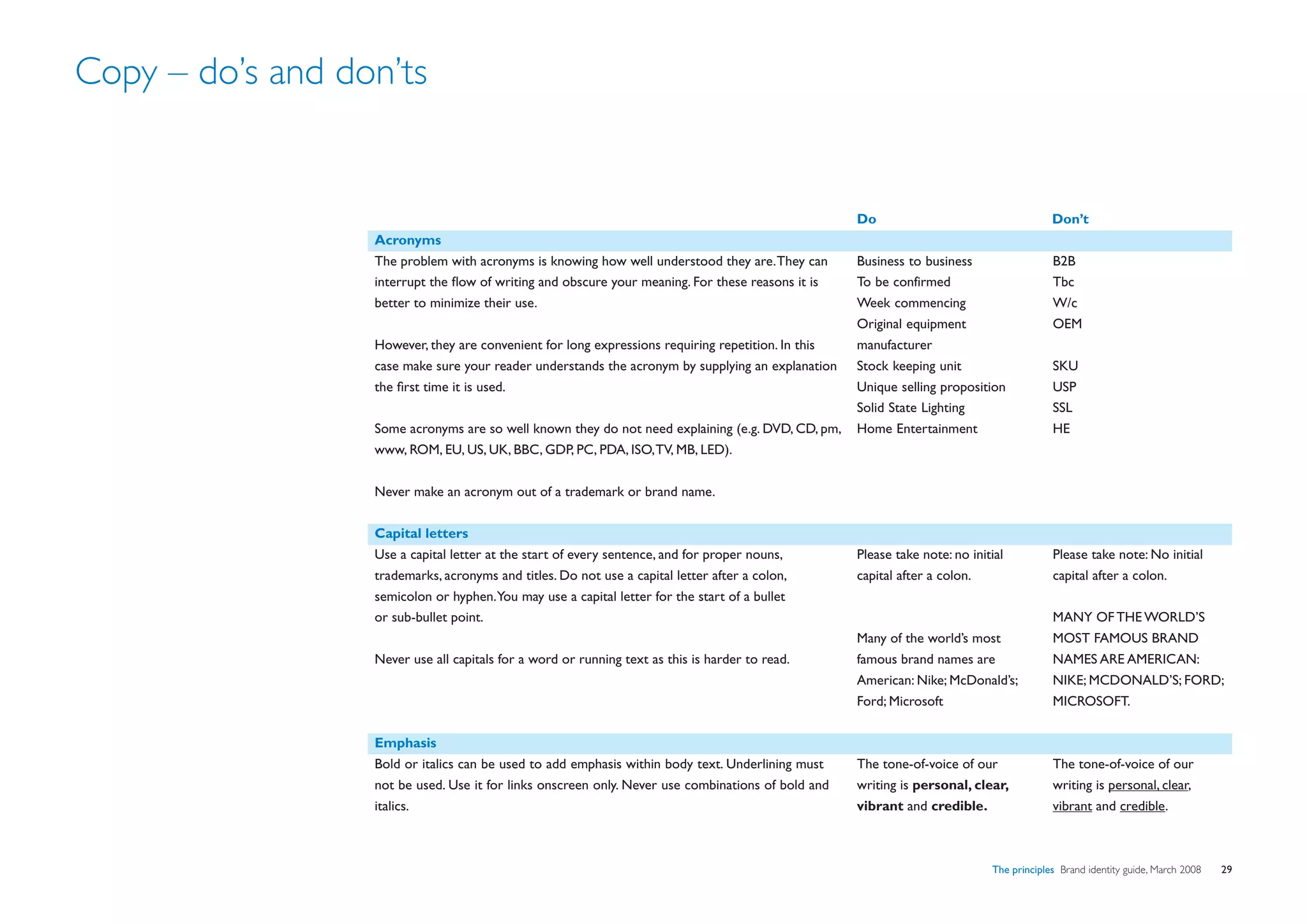 PHILIPS (Brand Identity Guide. v. 03/2008) | PDF