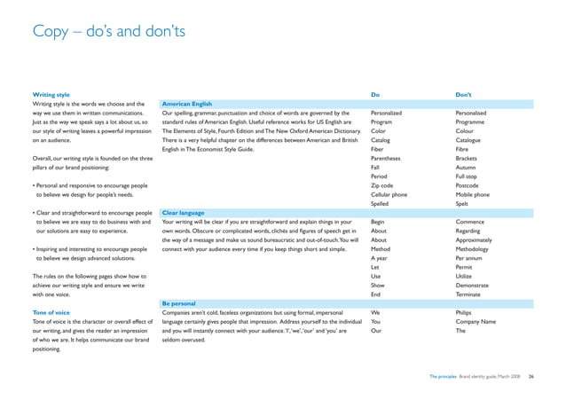 PHILIPS (Brand Identity Guide. v. 03/2008) | PPT