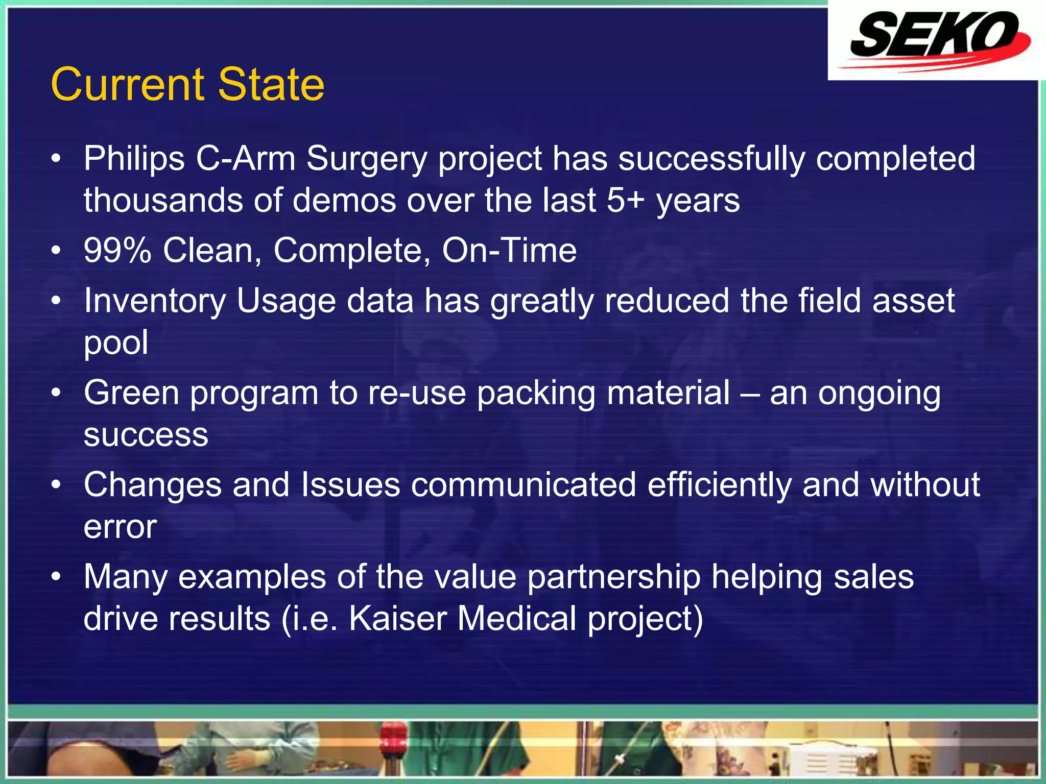 SGL-SEKO Phillips C Arm Case Study | PPTX