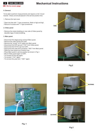 Philips+chassis+104 s+cm23+gsiii | PDF | Computer Peripherals | Computing