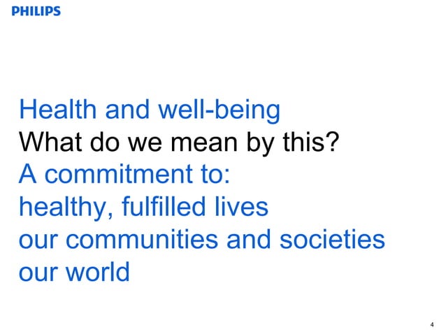 Philips Global Introduction English | PPT