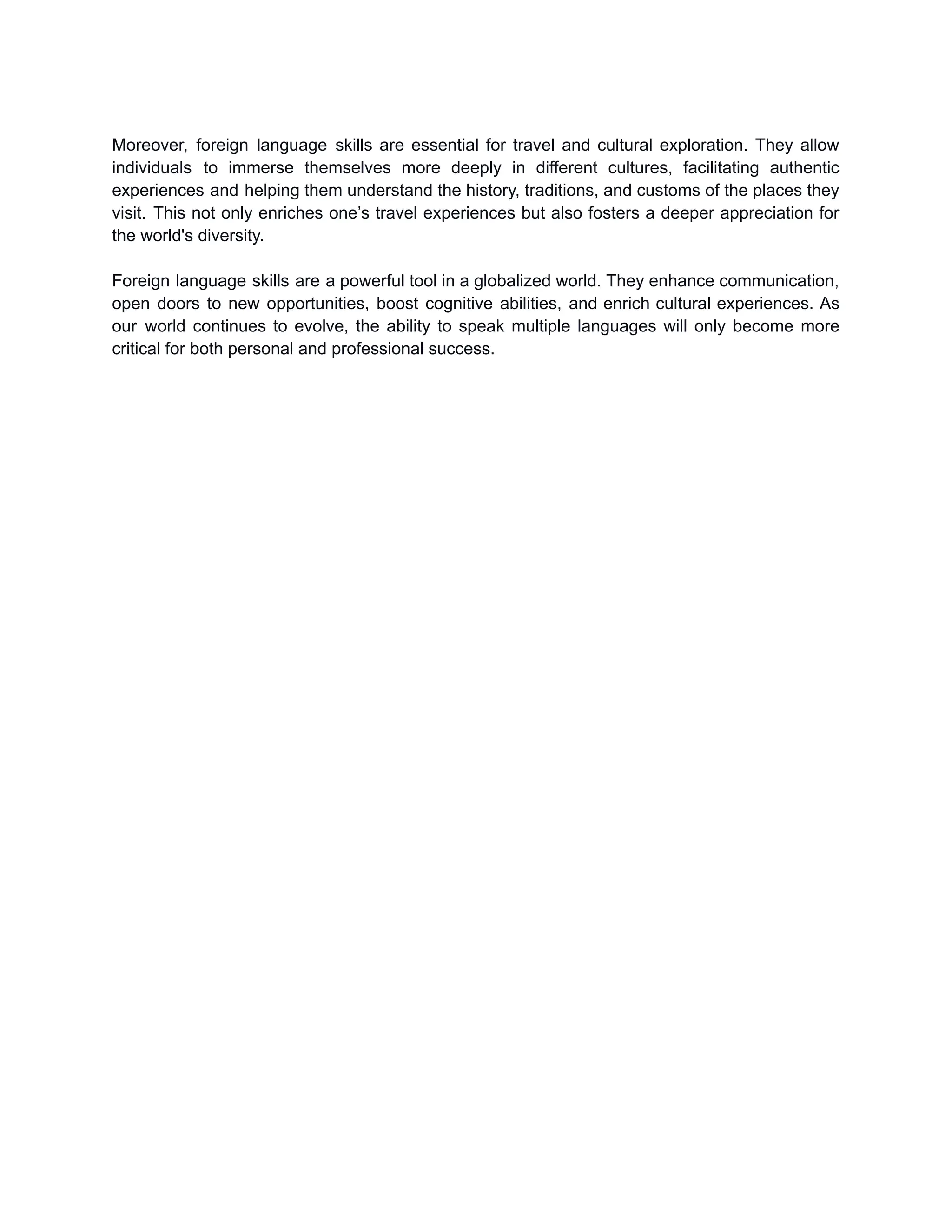 Philip Skorokhodov_ The Importance of Foreign Language Skills in a ...