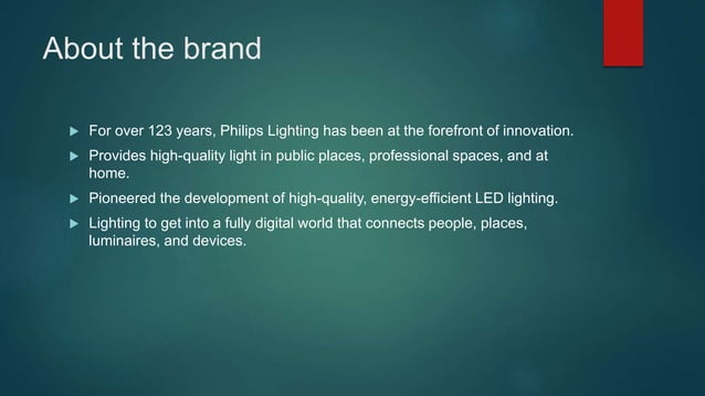 Philips lighting complete | PPTX