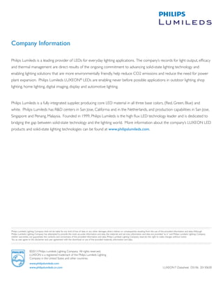 Philips lumileds luxeon t - 20130630 | PDF
