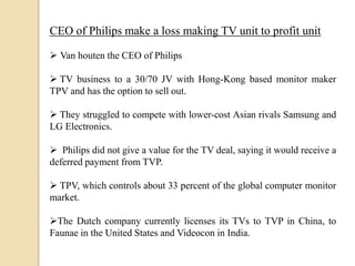 Philips presentation | PPTX