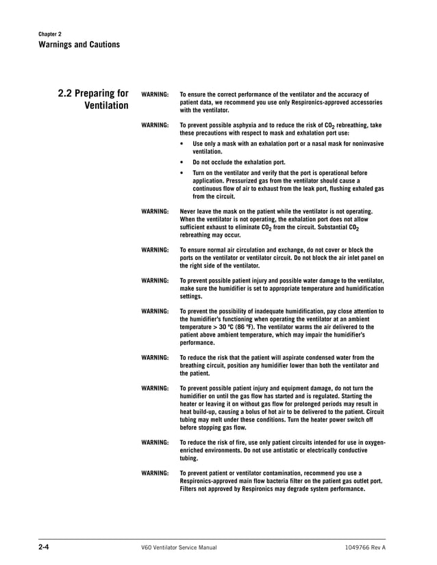 Philips Respironics V60 - Service manual.pdf