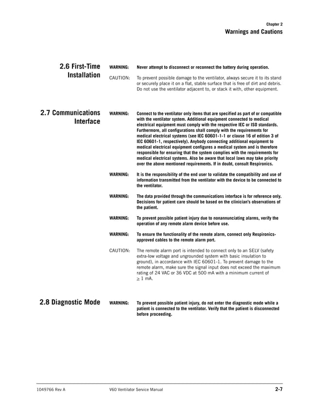 Philips Respironics V60 - Service manual.pdf