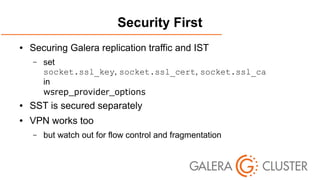 Using Galera Cluster to Power Geo-distributed Applications on the WAN | PPT