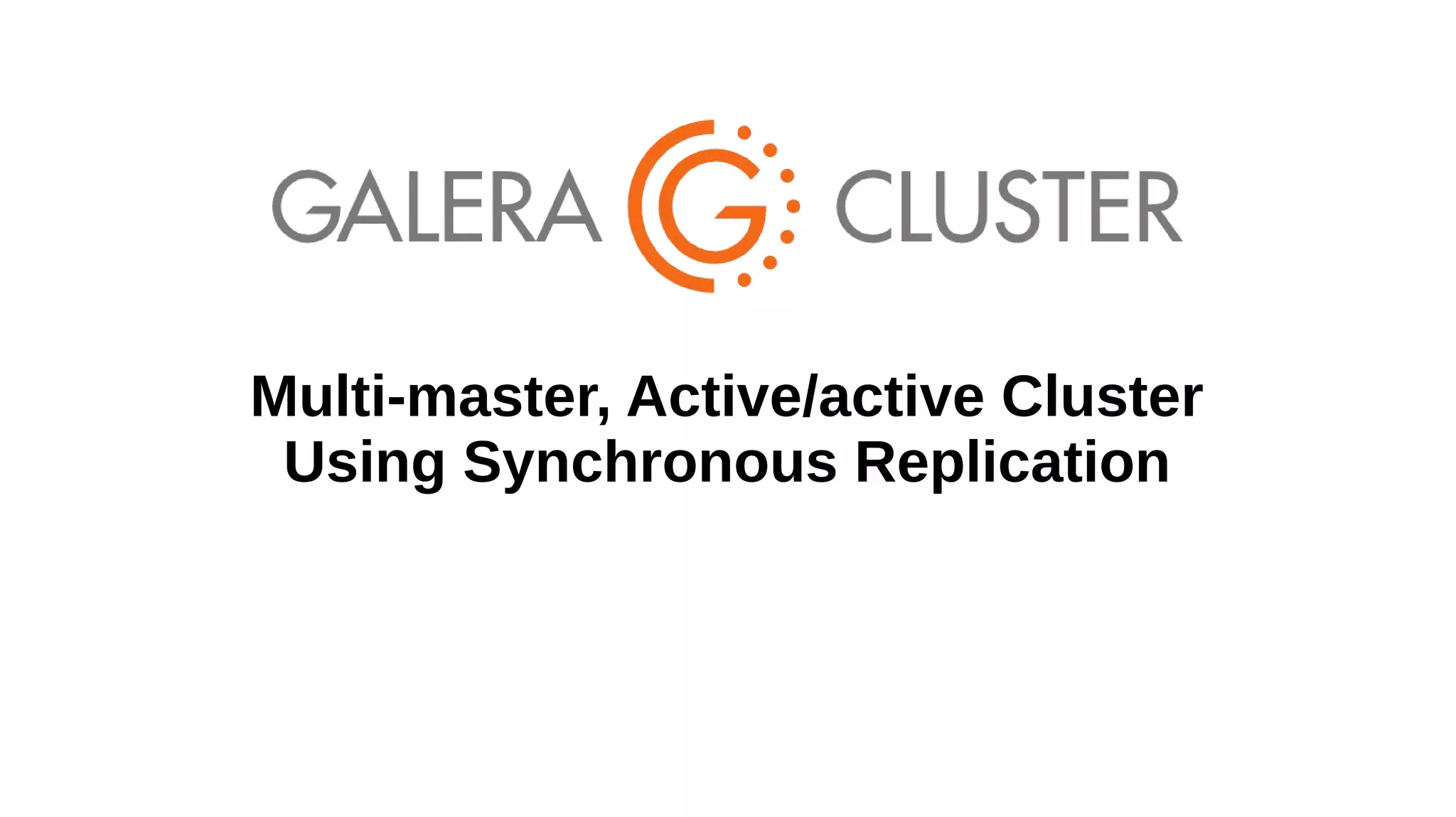 Do more with Galera Cluster in your OpenStack cloud | ODP