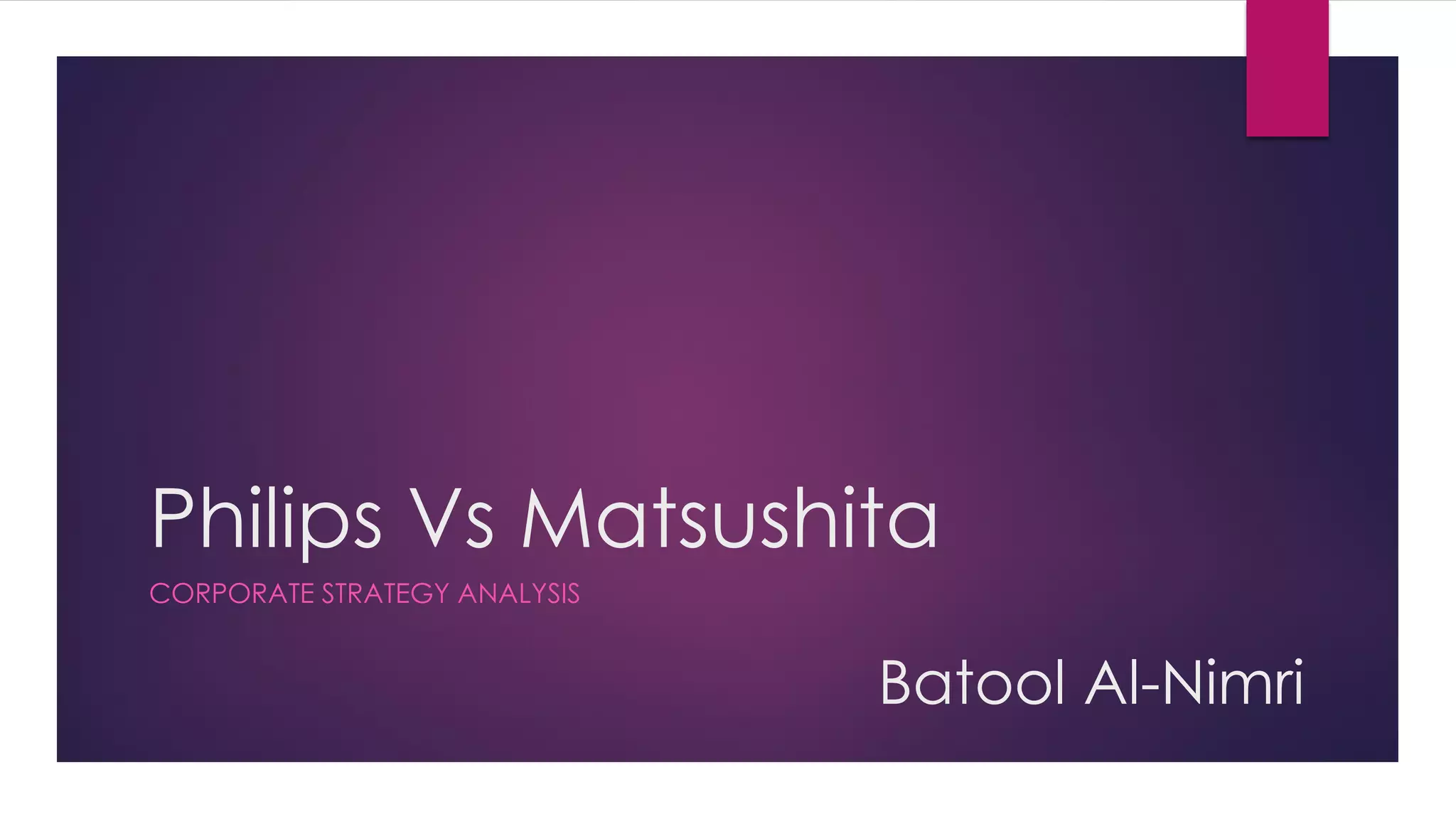 Philips vs matsushita | PDF