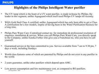 HSLPhilips Water Purifier | PPT