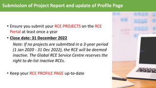 RCE Updates: 2021-2022 | PPTX | Environment | Science
