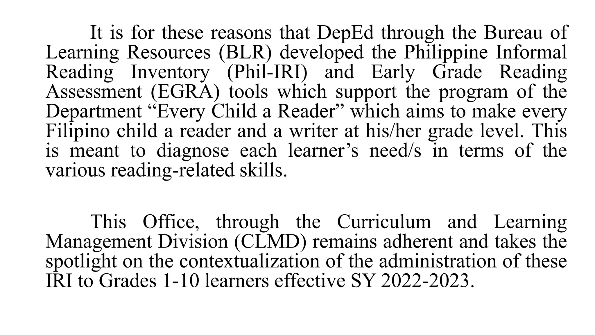 PHIL IRI ROLES AND RESPONSIBILITIES OF SHs CHs DO.pptx