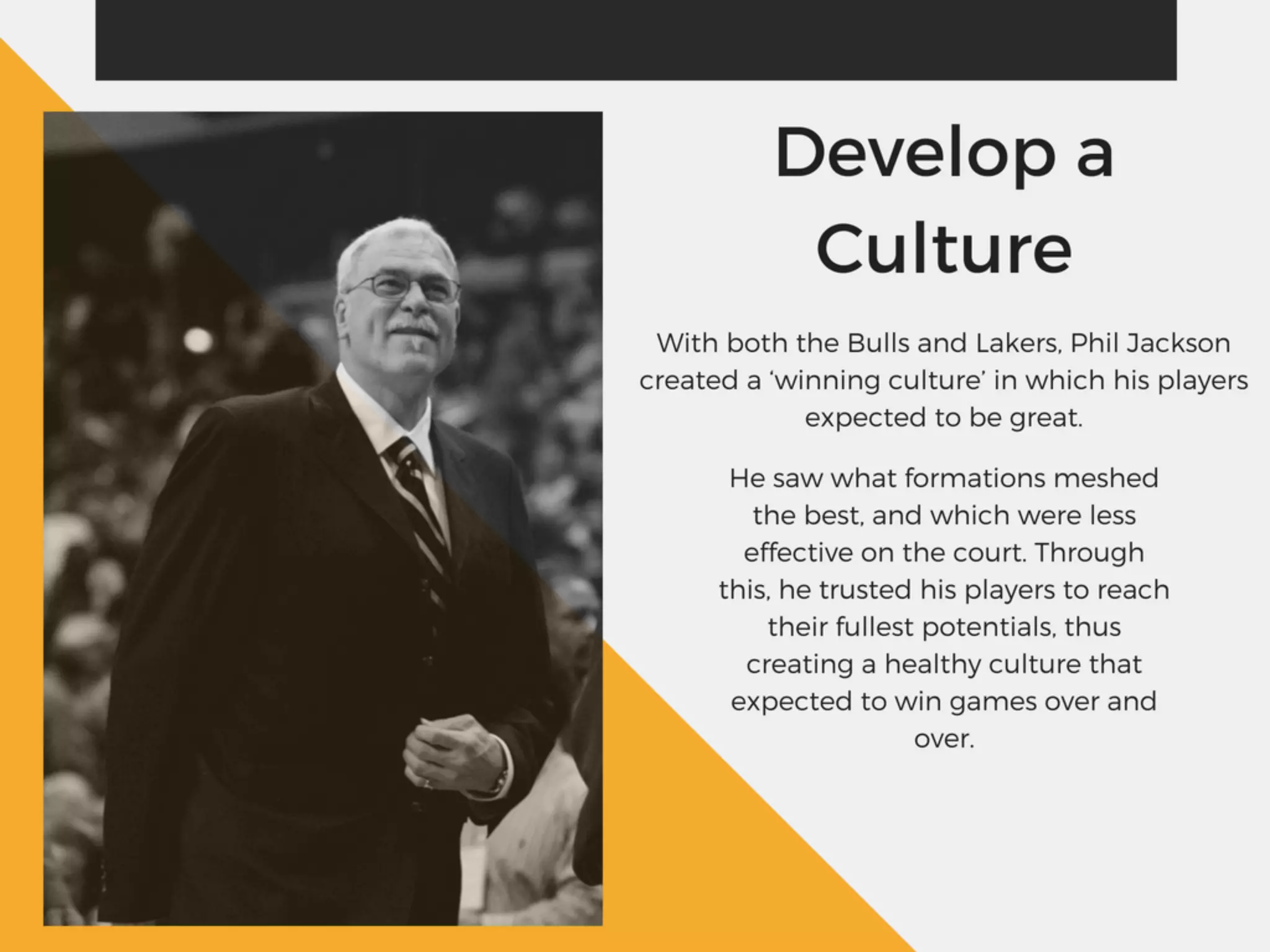 Leadership Lessons From the Great Phil Jackson | PDF