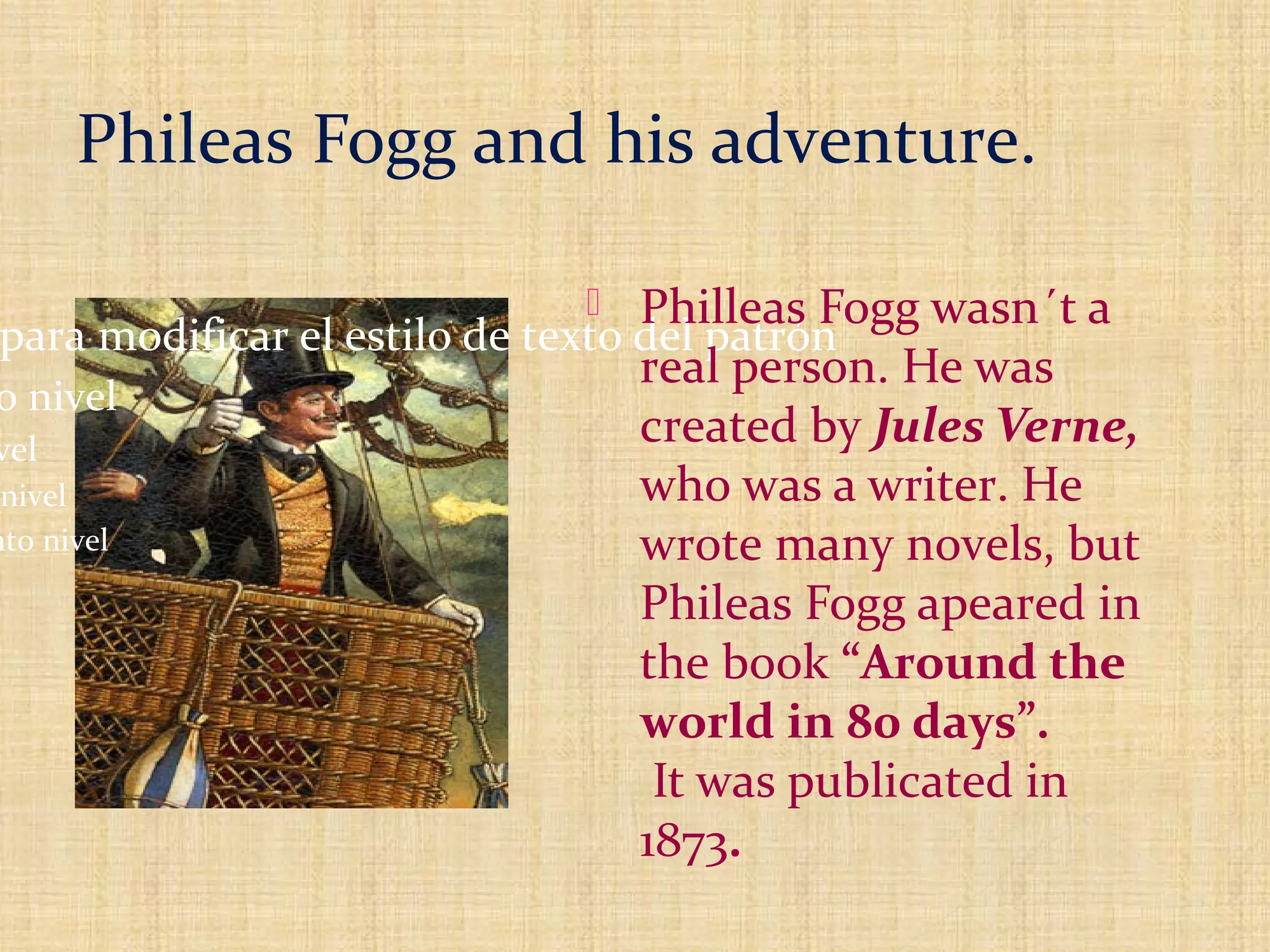 Philleas fogg | PPTX