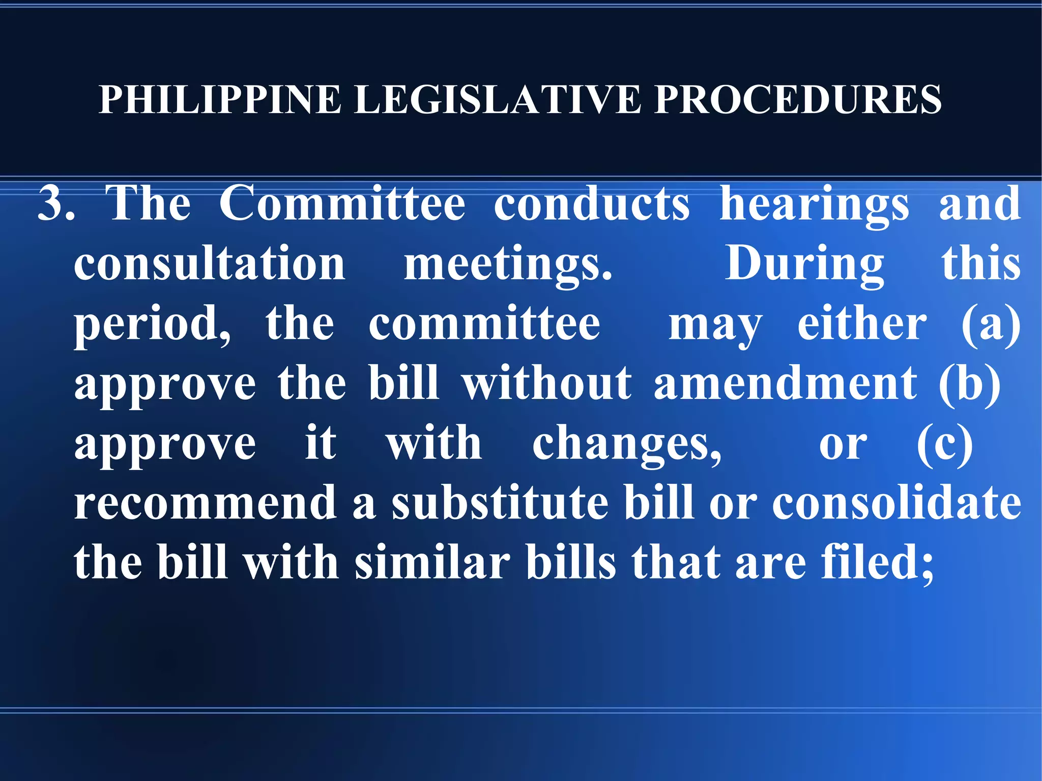 Phil legislative process | PPT