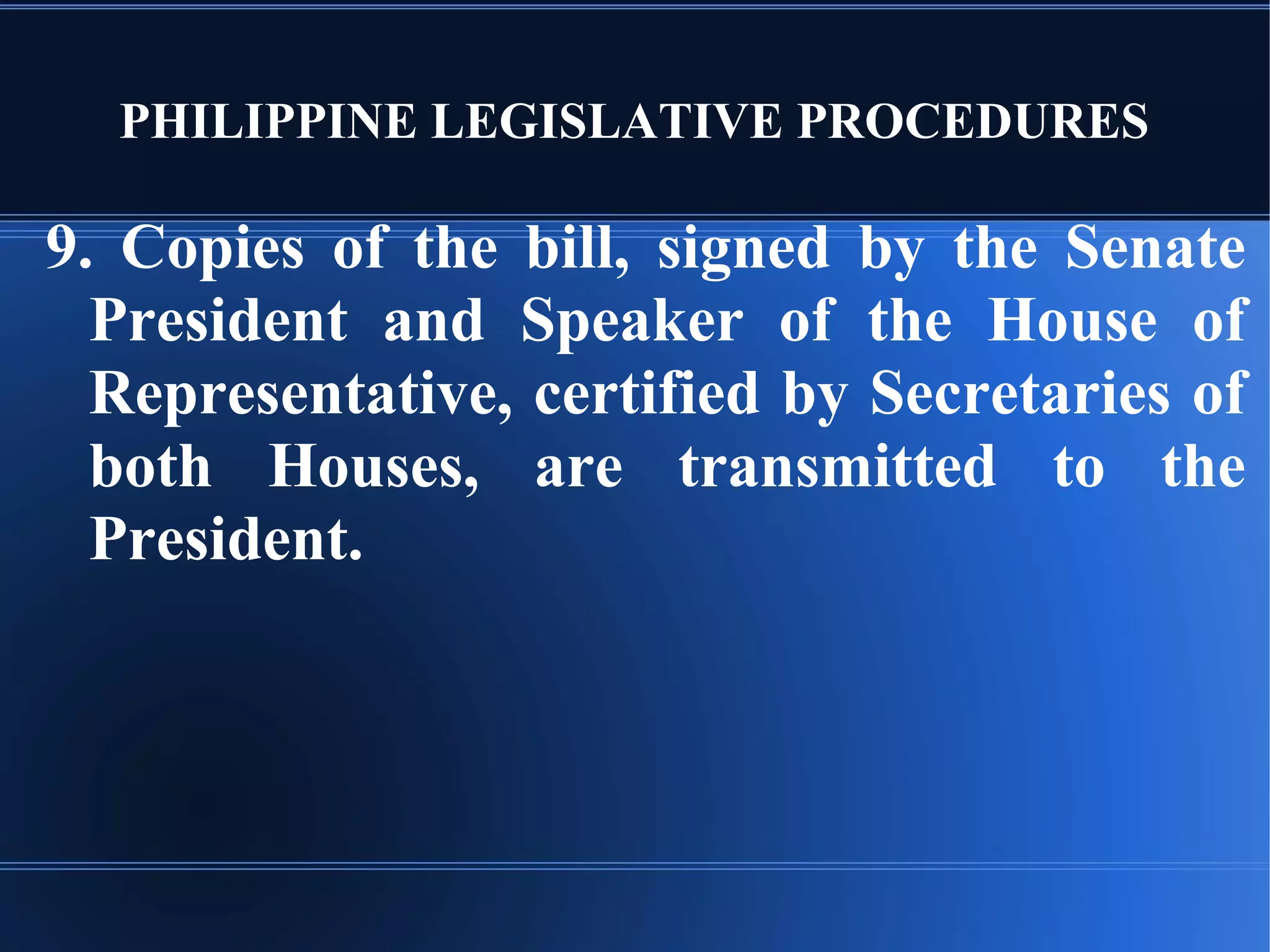Phil legislative process | PPT