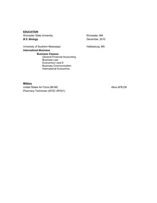 Phillip carter, resume | DOC