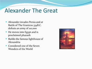 Phillip ii and Alexander the Great | PPT