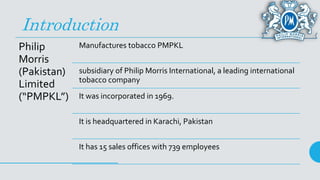 Phillip Morris Pakistan Supply Chain Analysis | PPTX