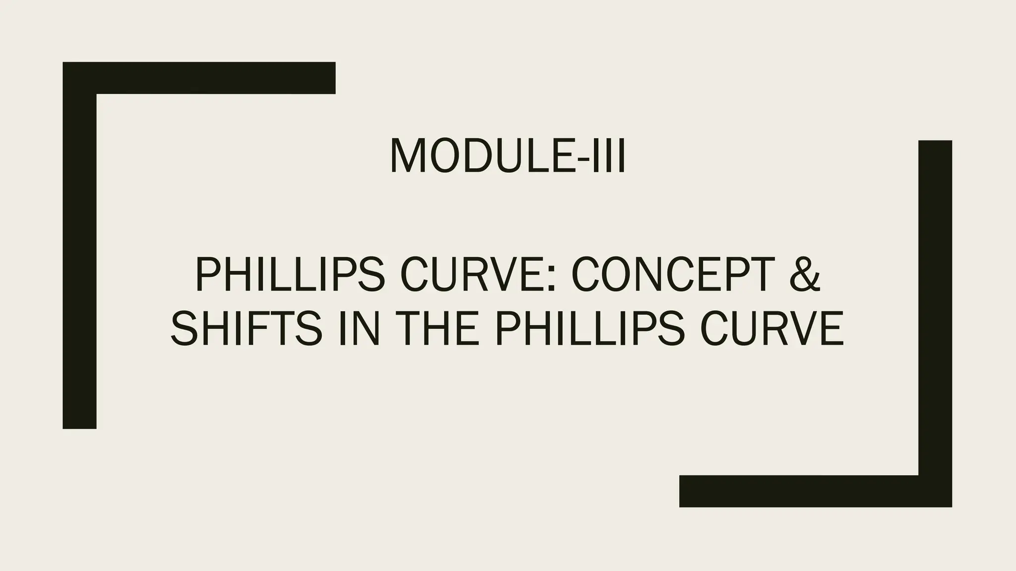Phillips Curve and Its Concept; Short Run and Long run | PPTX