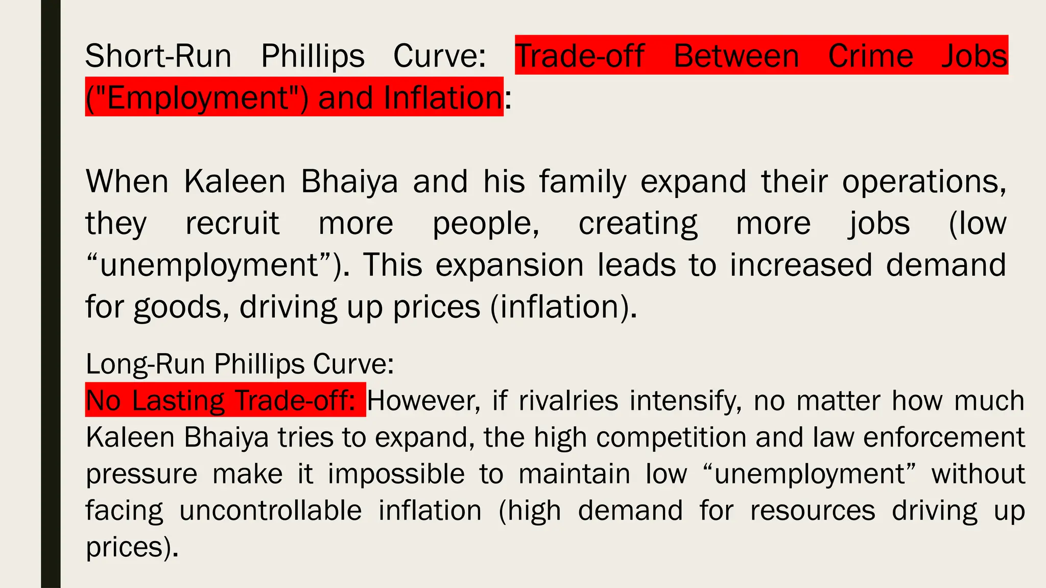 Phillips Curve and Its Concept; Short Run and Long run | PPTX