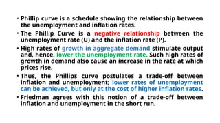 Short run Phillips Curve and Long run Phillips curve | PPTX