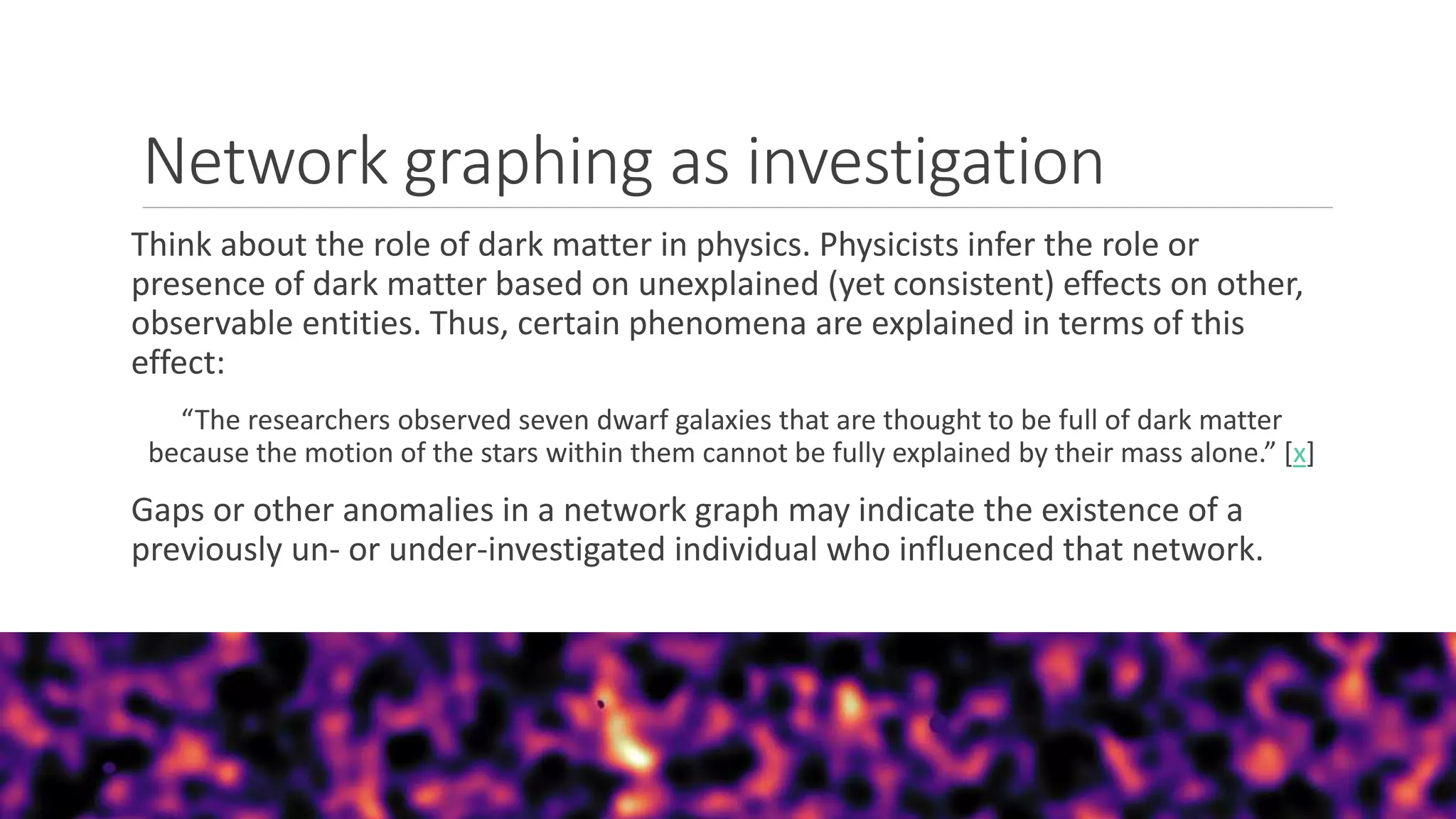 Data visualization through network graphing | PPT