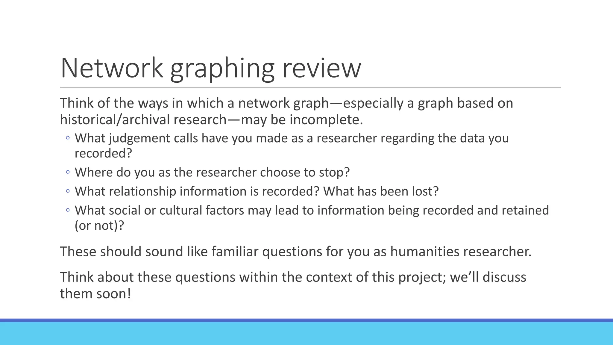 Data visualization through network graphing | PPT