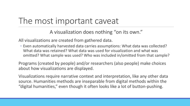 Data visualization through network graphing | PPT