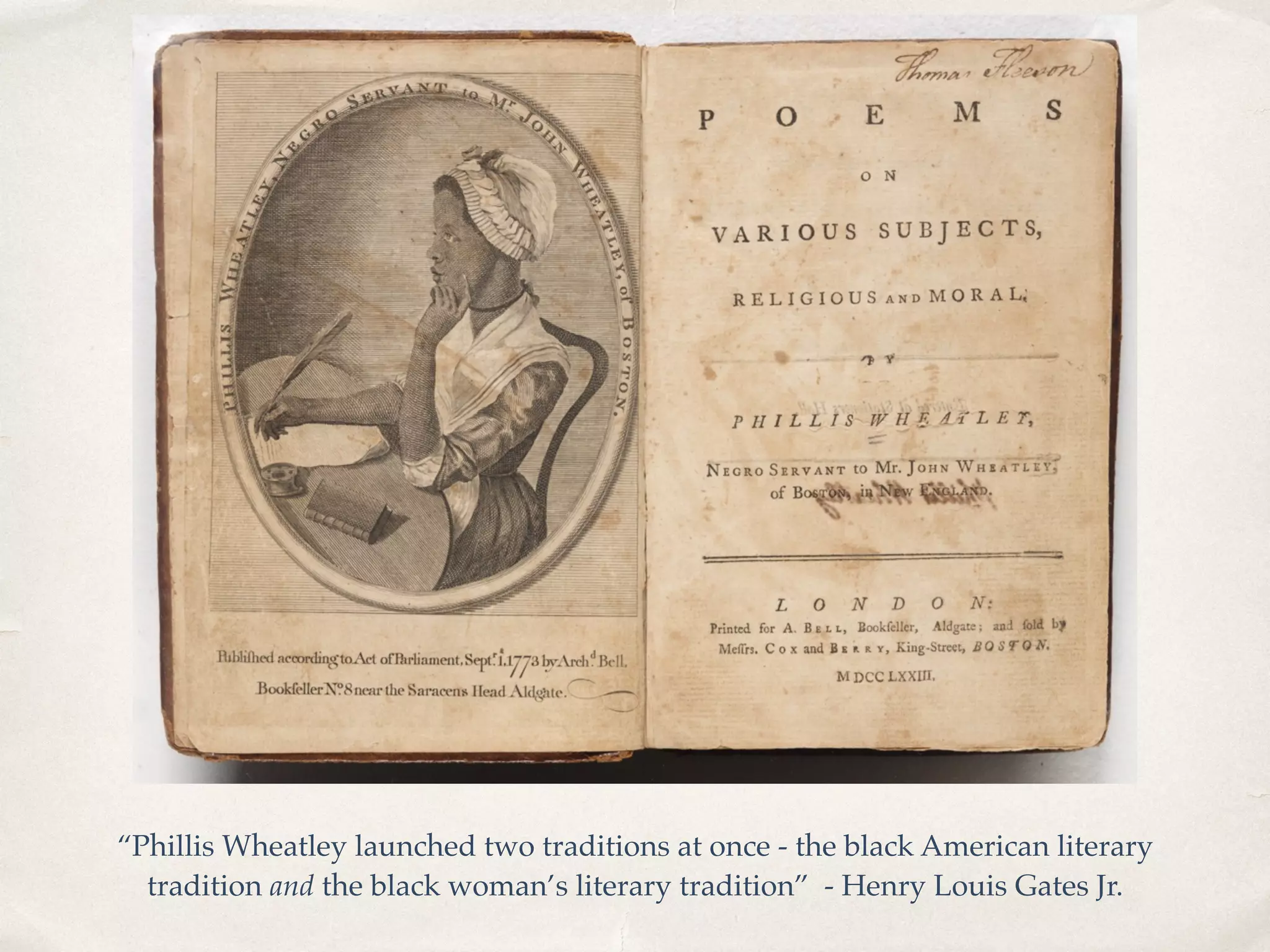 Phillis Wheatley | PDF