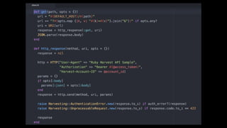 Harvesting gem: A Ruby Client for the Harvest API v2 | PPT