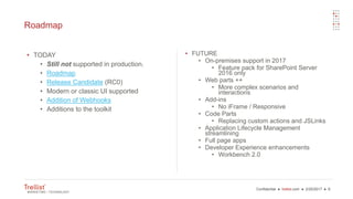 Continuing with the SharePoint Framework | PPT