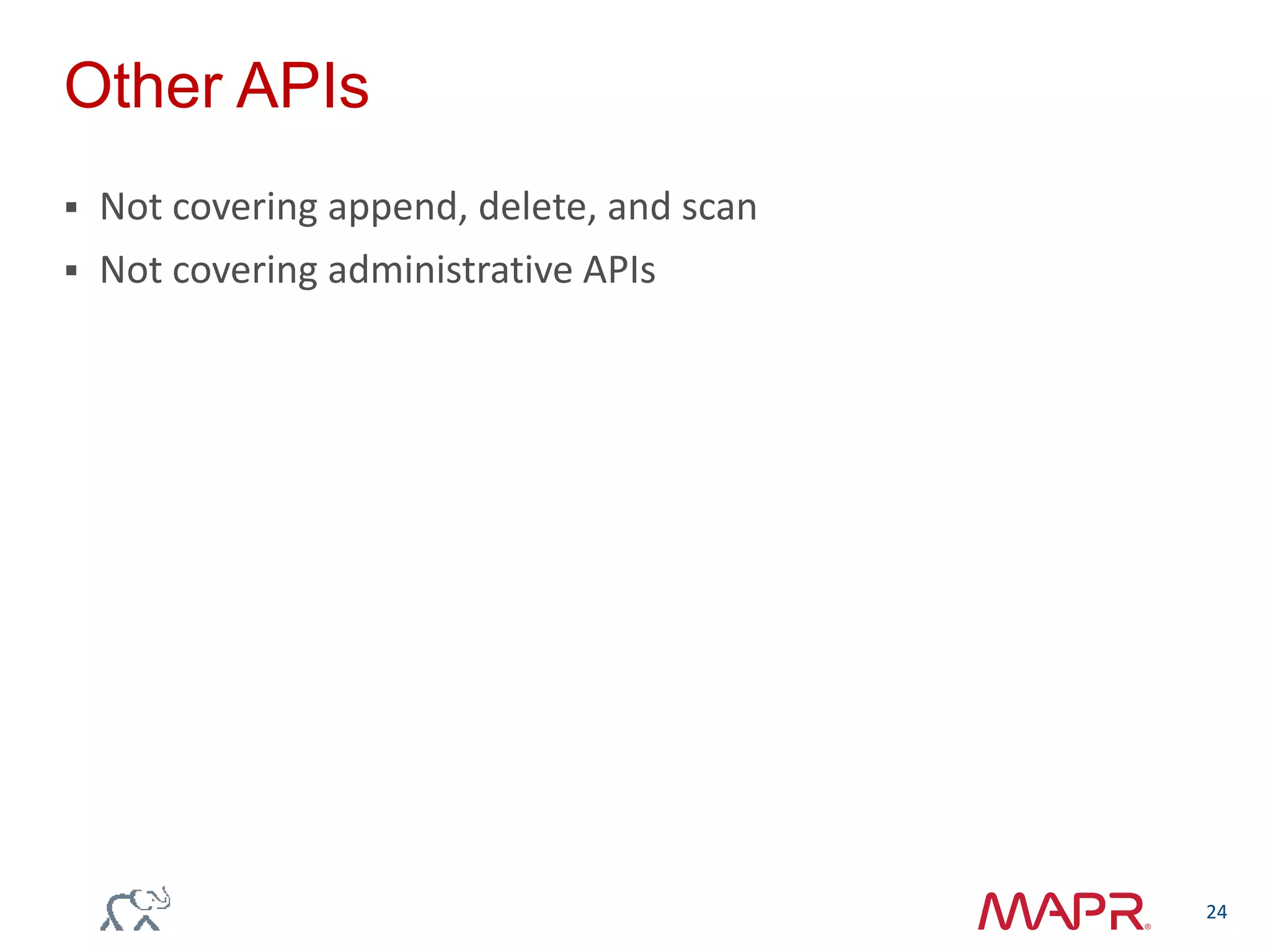 Introduction to Apache HBase, MapR Tables and Security | PPTX | Databases | Computer Software ...