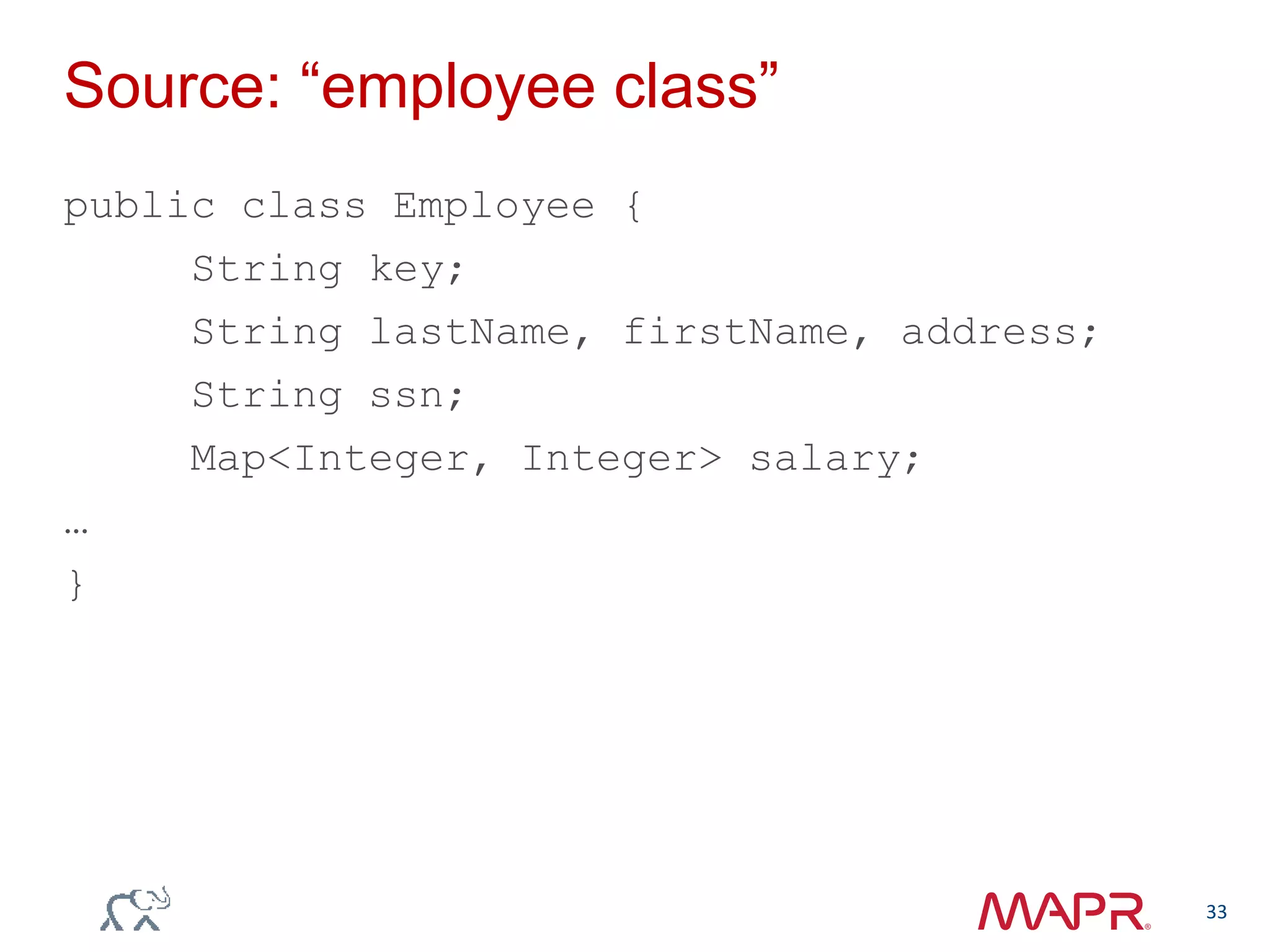 Introduction to Apache HBase, MapR Tables and Security | PPTX | Databases | Computer Software ...