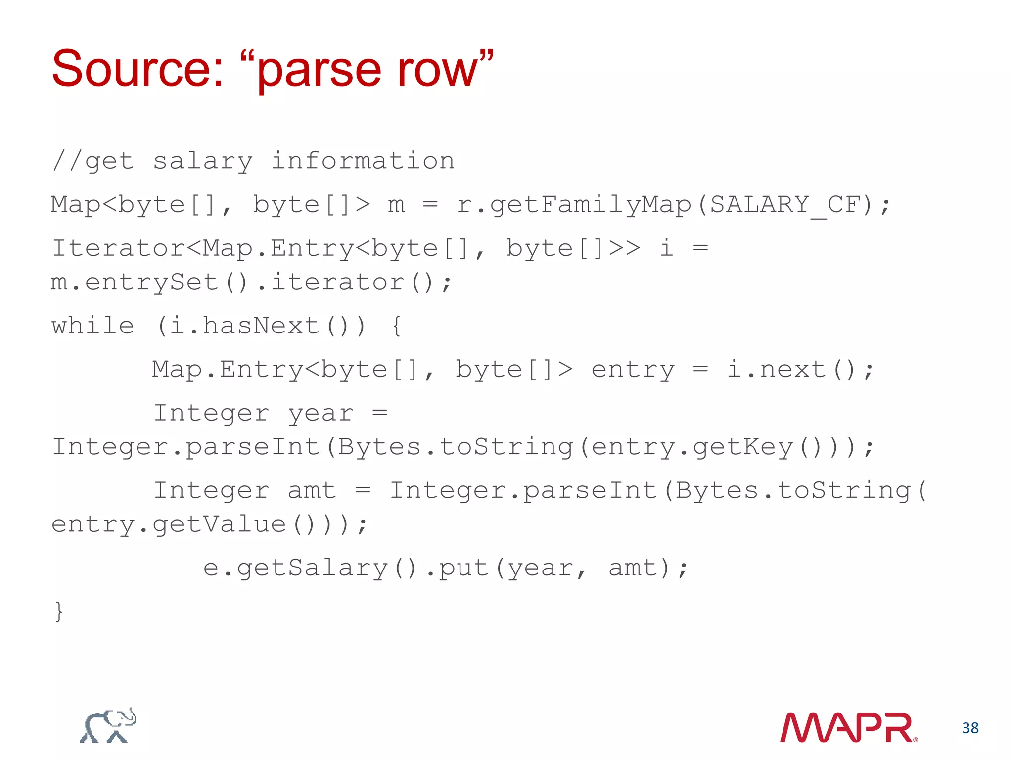 Introduction to Apache HBase, MapR Tables and Security | PPTX | Databases | Computer Software ...