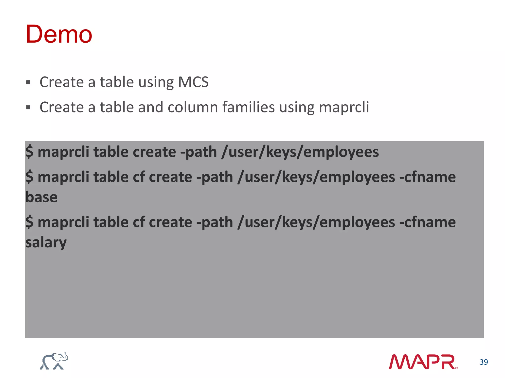 Introduction to Apache HBase, MapR Tables and Security | PPTX | Databases | Computer Software ...