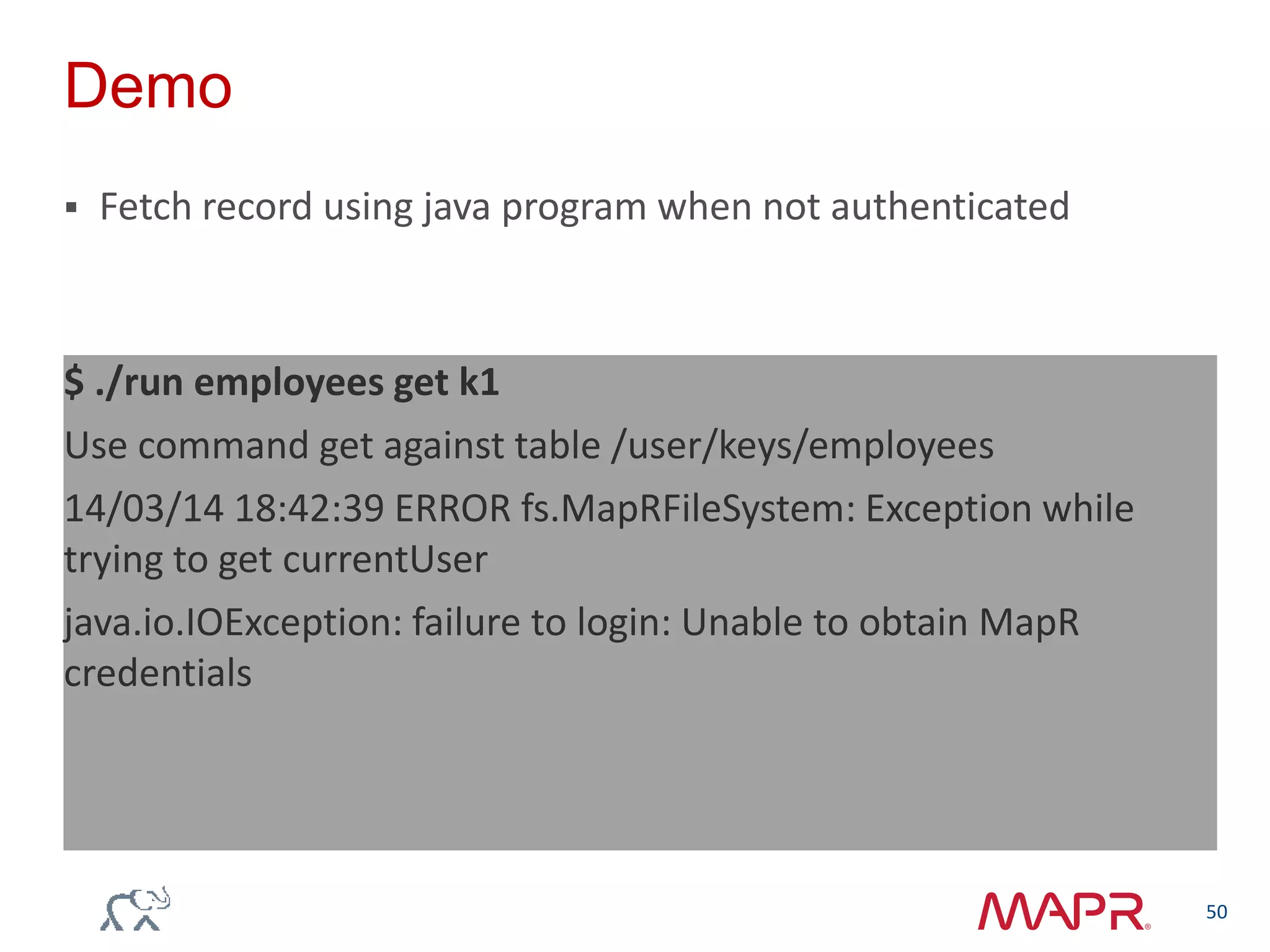 Introduction to Apache HBase, MapR Tables and Security | PPT