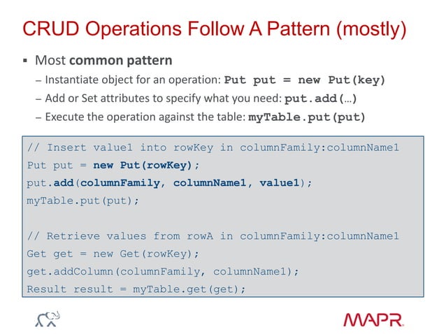 Introduction to Apache HBase, MapR Tables and Security | PPT