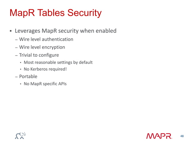 Introduction to Apache HBase, MapR Tables and Security | PPT