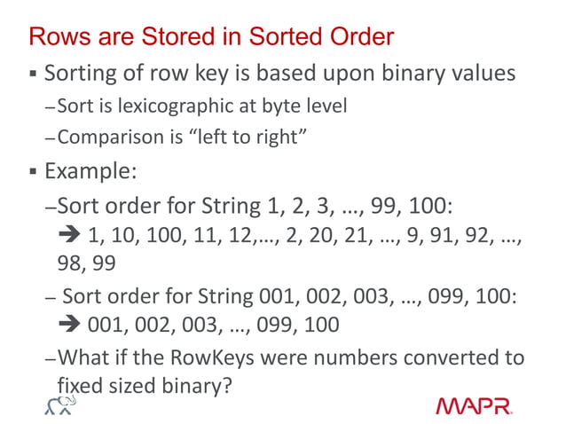 Introduction to Apache HBase, MapR Tables and Security | PPT