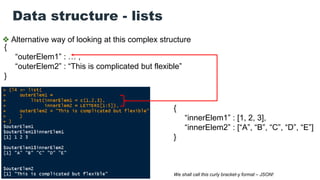 JSON and MongoDB in R | PPT