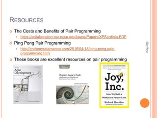 PhillyXP Pair Programming | PPT